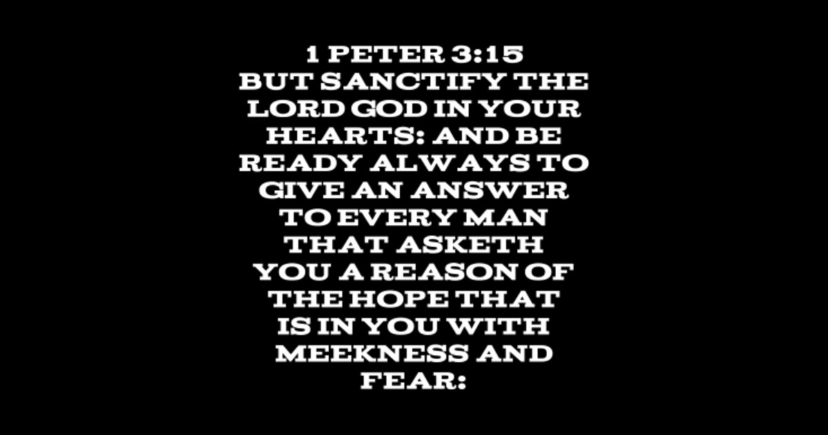 1 Peter 3:15 Bible Verse Text King James Version - 1 Peter 3 15 ...