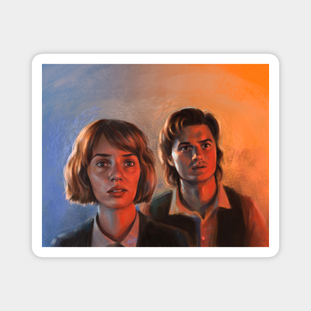 Steve & Robin - Stranger Things - Stranger Things - Magnet | TeePublic