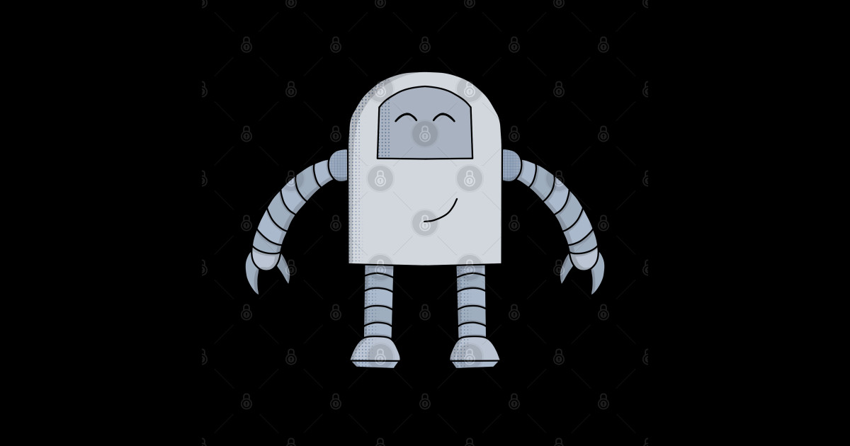 Short Robot - Robots - Posters and Art Prints | TeePublic