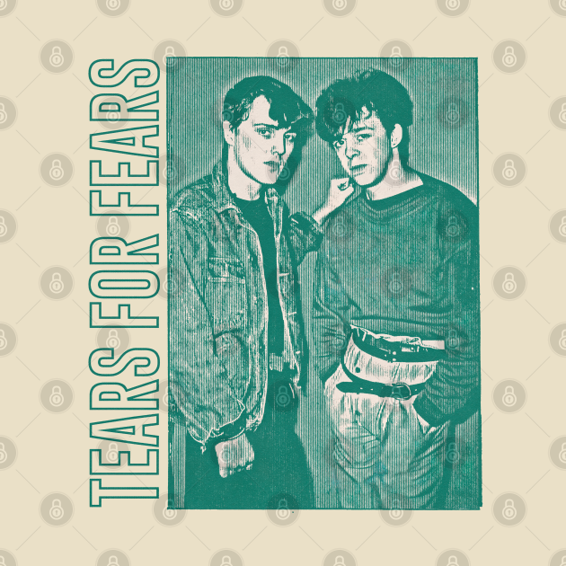 Tears For Fears • • Retro Style Aesthetic Design Tears For Fears
