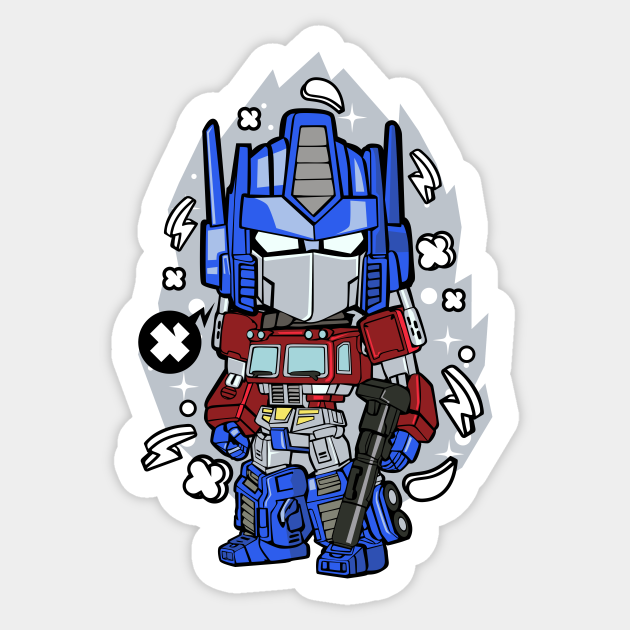 Optimus Prime - Megatron - Sticker | TeePublic