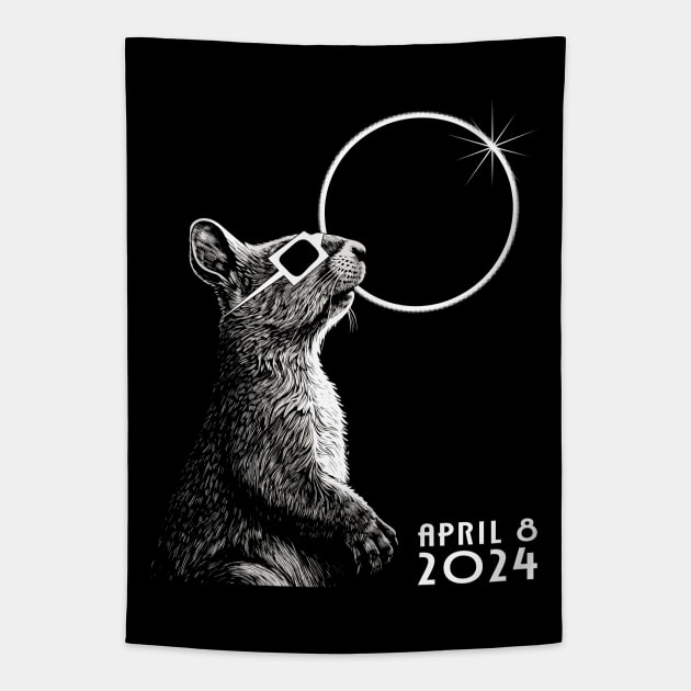 2024 Total Solar Eclipse April 8 Eclipse Watching Squirrel - Total ...