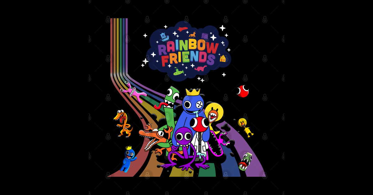 rainbow friends - Rainbow Friends - Sticker | TeePublic