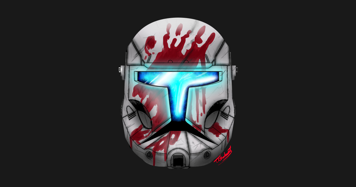 Sev Helmet Shirt - Republic Commando - T-Shirt | TeePublic