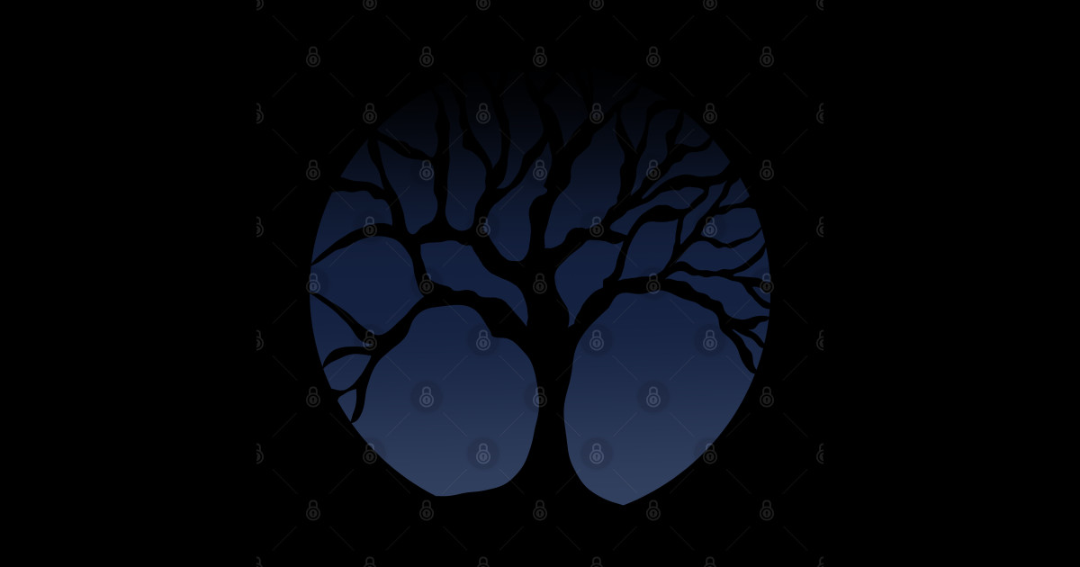 Tree of Life Negative Space - Tree Of Life - Sticker | TeePublic