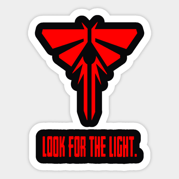TLOU - Red firefly design - The Last Of Us - Sticker | TeePublic