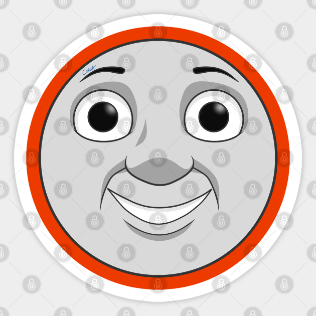 Rheneas happy face - Thomas And Friends - Sticker | TeePublic