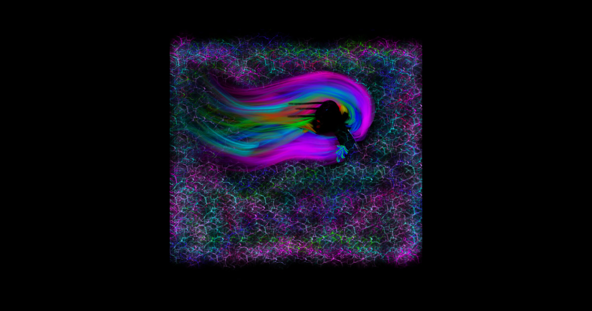 Enter the Void - Trippy - Sticker | TeePublic