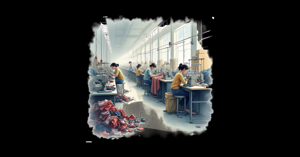 The Fast Fashion Factory - Fashion Factory - Sticker | TeePublic