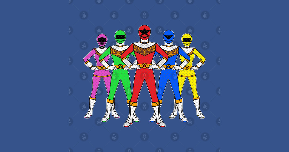 Z rangers - Power Rangers - T-Shirt | TeePublic