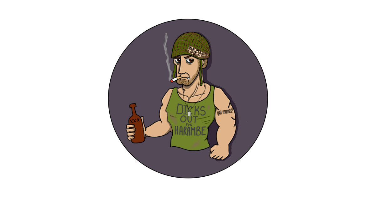 Sergeant Meme - Meme - T-Shirt | TeePublic