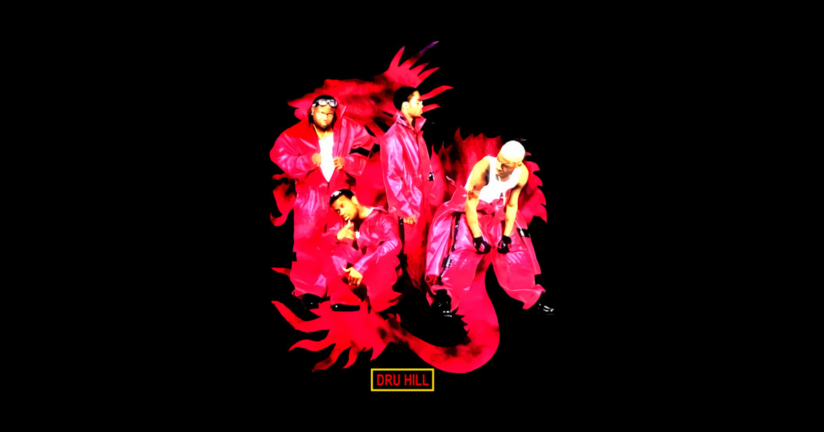 DRU HILL IN MY BED ERA YEAR OF THE DRU - Dru Hill Band - Sticker ...