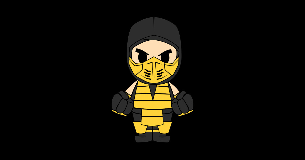 Scorpion Mortal Kombat Chibi - Scorpion - Posters and Art Prints ...