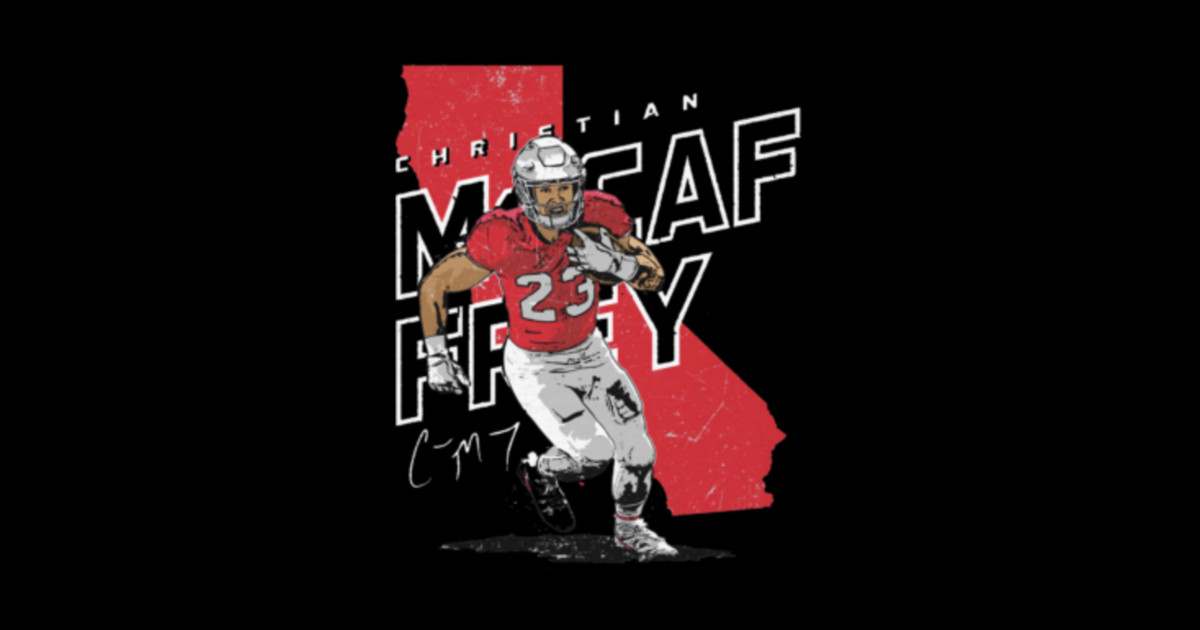 Christian McCaffrey San Francisco Player Map - Christian Mccaffrey ...