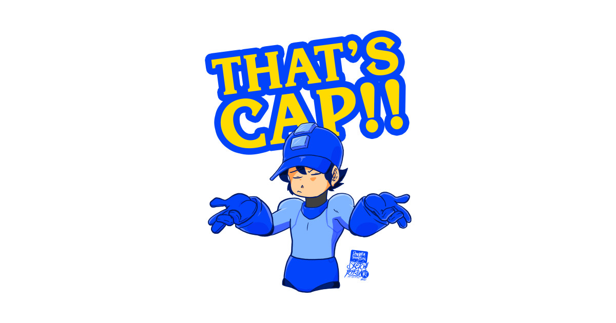 That's Cap - MegaMan - Megaman - Long Sleeve T-Shirt | TeePublic
