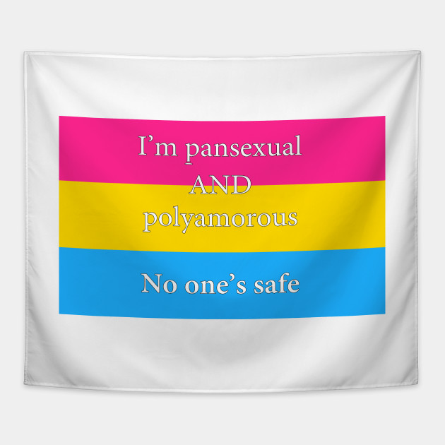 Pansexual and Polyamorous Flag - Pansexual - Tapestry | TeePublic