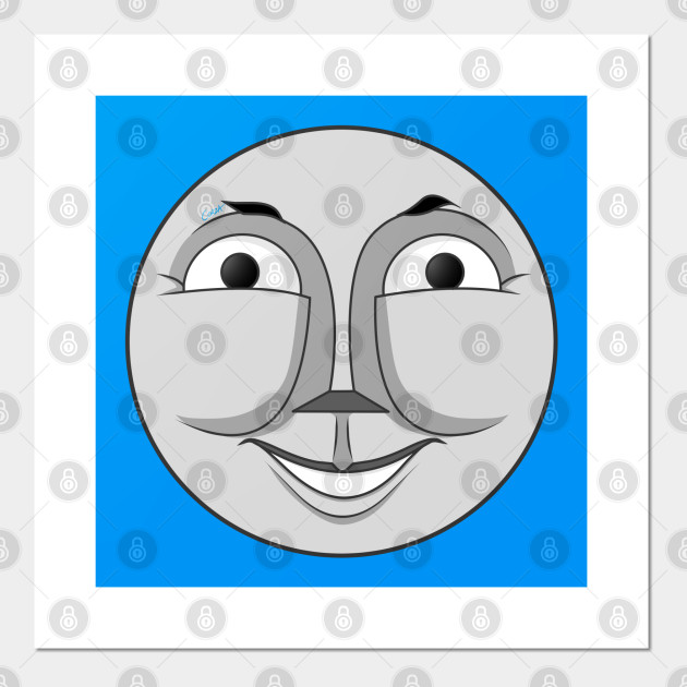 Gordon Happy Face - Thomas Tank Engine - Posters and Art Prints | TeePublic