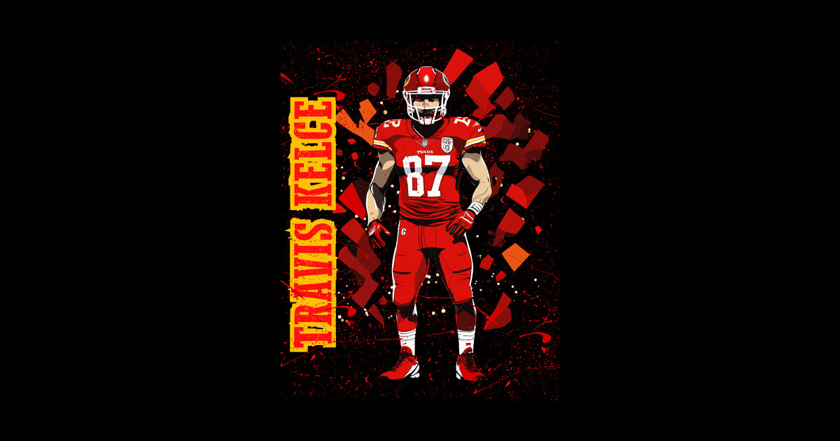 Travis Kelce - Travis Kelce Kansas City - Sticker | TeePublic