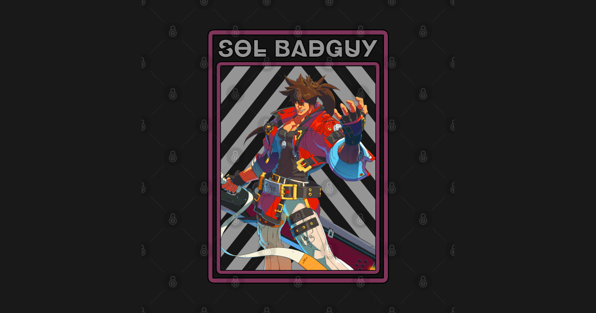 Sol Badguy | Guilty Gear - Guilty Gear - T-Shirt | TeePublic