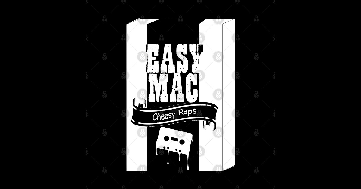 Easy Mac with the Cheesy Raps White - Mac Miller - Sticker | TeePublic