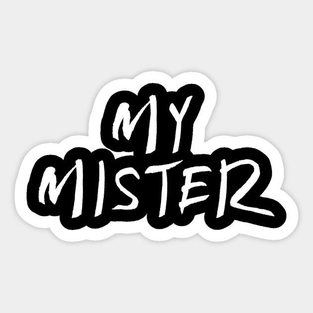 My Mister Logo - My Mister - Sticker | TeePublic