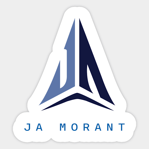 Ja Morant Logo - Ja Morant - Sticker | TeePublic