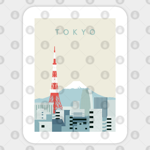 Tokyo - Tokyo - Sticker | TeePublic