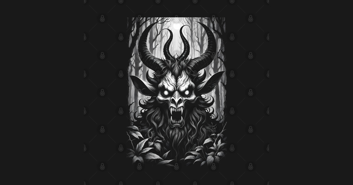 CURSED DEVIL - Dark Art - T-Shirt | TeePublic