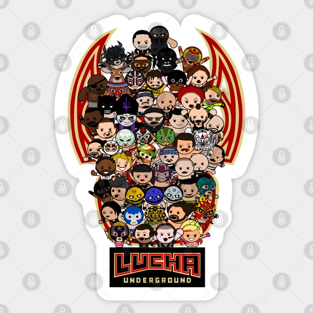 Lucha Underground - Lucha Underground - Sticker | TeePublic