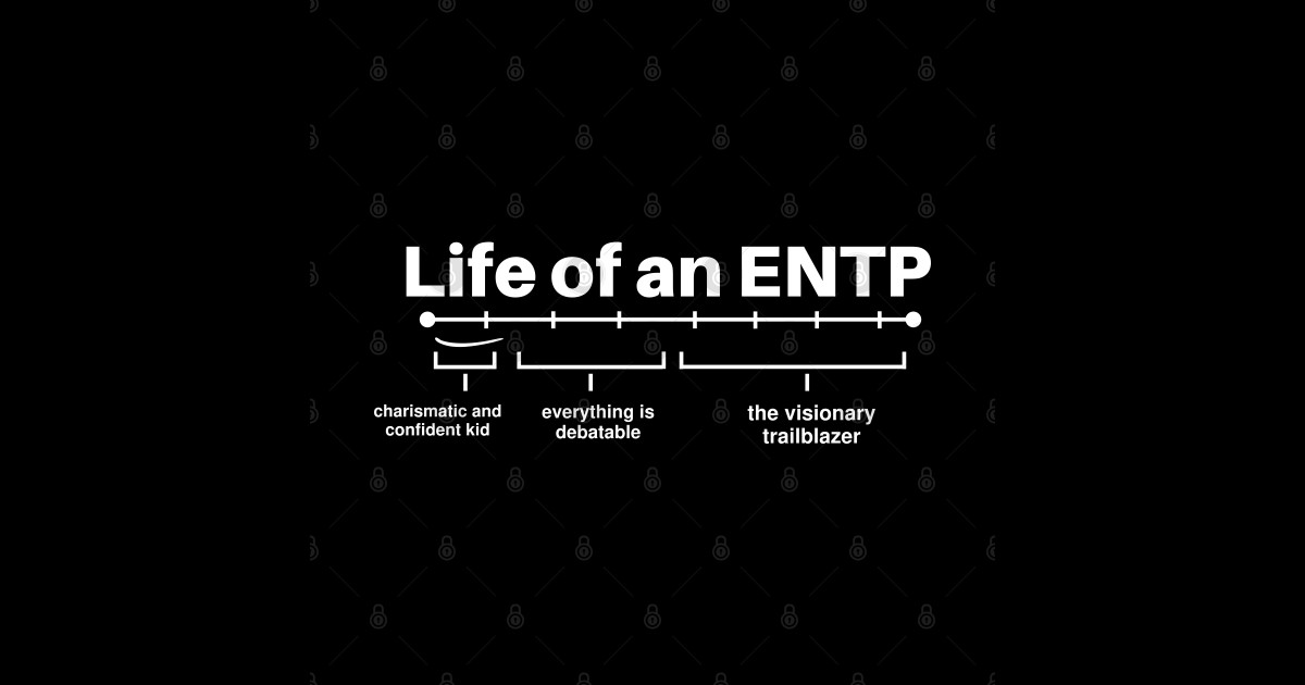 Life of ENTP Funny ENTP Personality Memes - Entp - Sticker | TeePublic