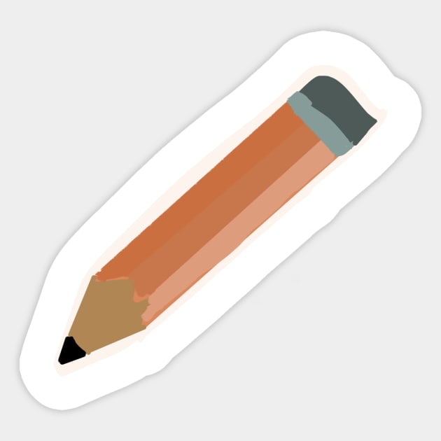 Cute little pencil - Pencil - Sticker | TeePublic