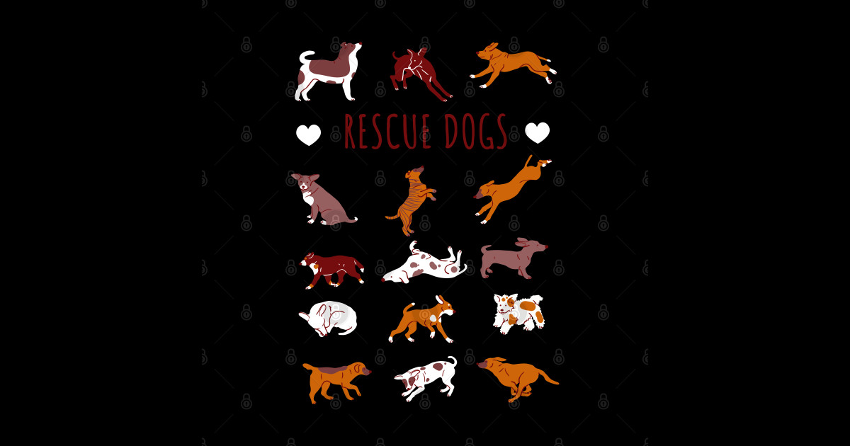 Rescue Dog - Rescue Dogs - Sticker | TeePublic