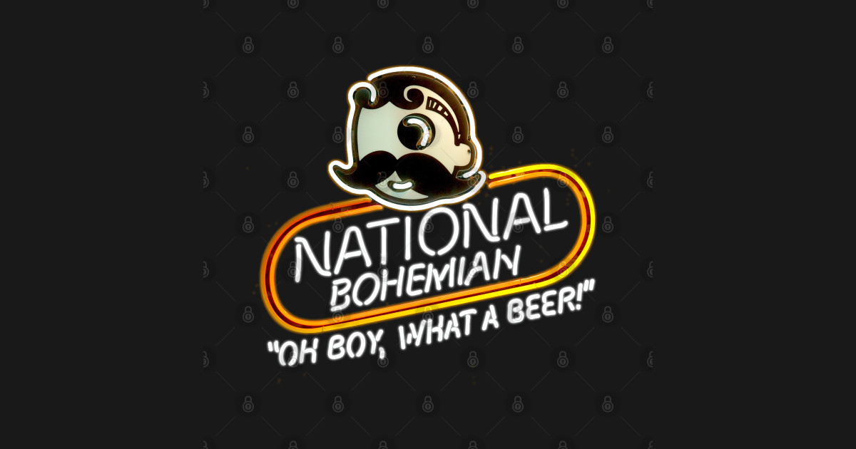 National Bohemian Brewery Neon Sign - Beer Brewing - T-Shirt | TeePublic