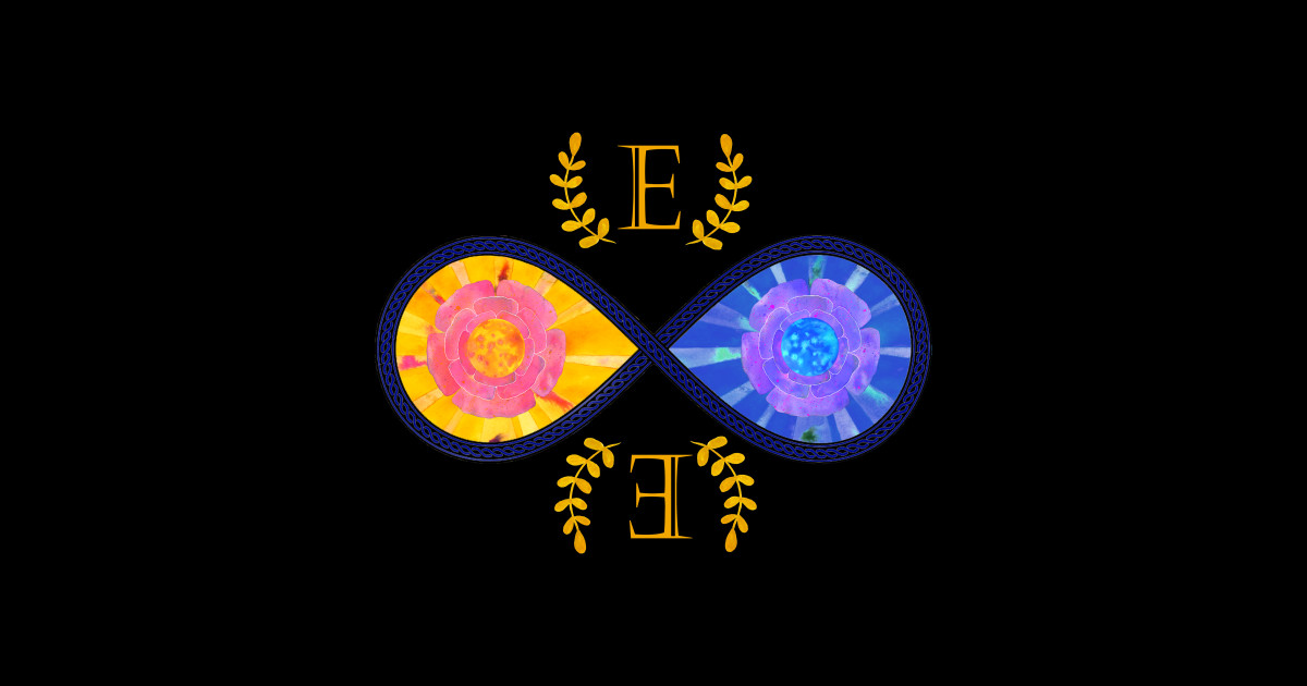 Infinity Symbol - Letter E - Infinity Symbol - Sticker | TeePublic