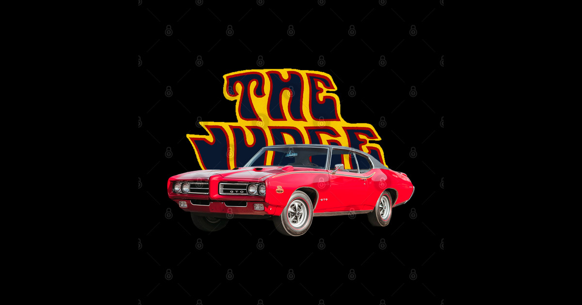 1969 Pontiac GTO Judge on back - Gto Judge - Sticker | TeePublic