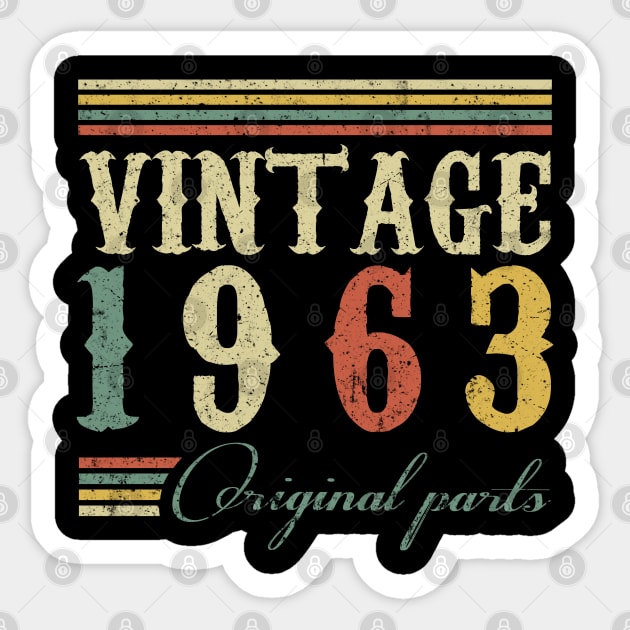 Vintage 1963 Original Parts - Vintage 1963 Original Parts - Sticker ...