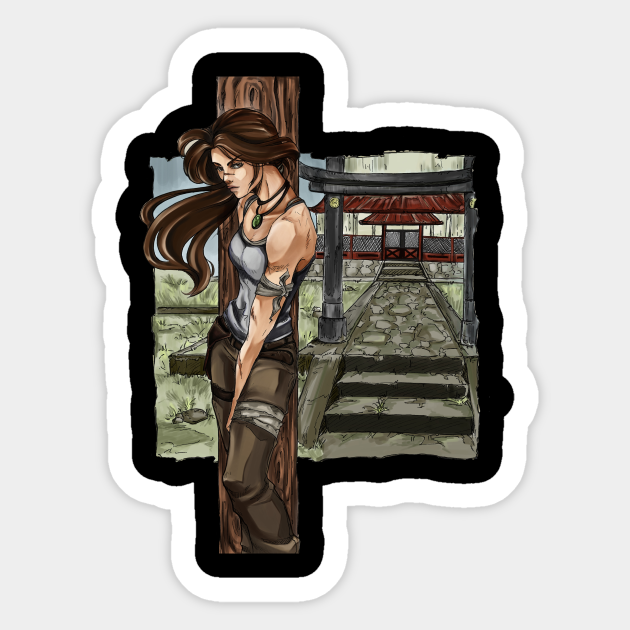 Lara Croft - Tomb Raider Lara Croft - Sticker | TeePublic