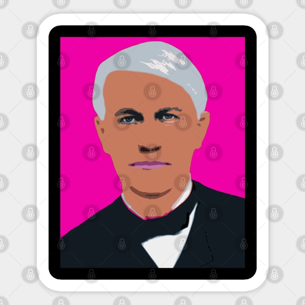 thomas edison - Thomas Edison - Sticker | TeePublic