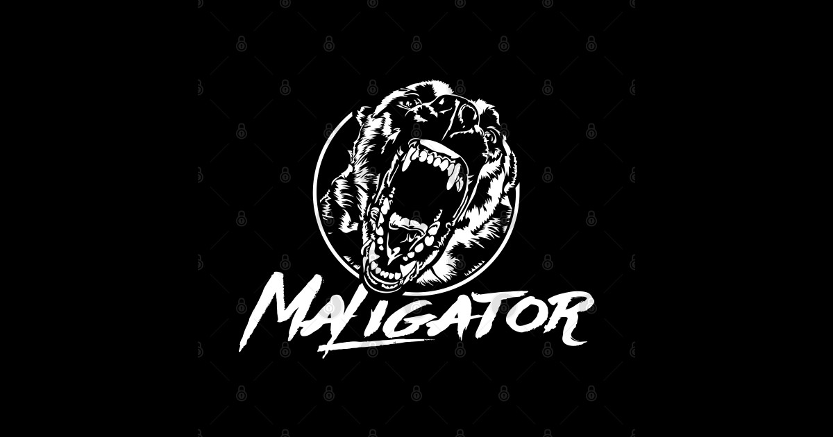 Belgian Malinois Maligator dog portrait - Belgian Malinois Apparel ...