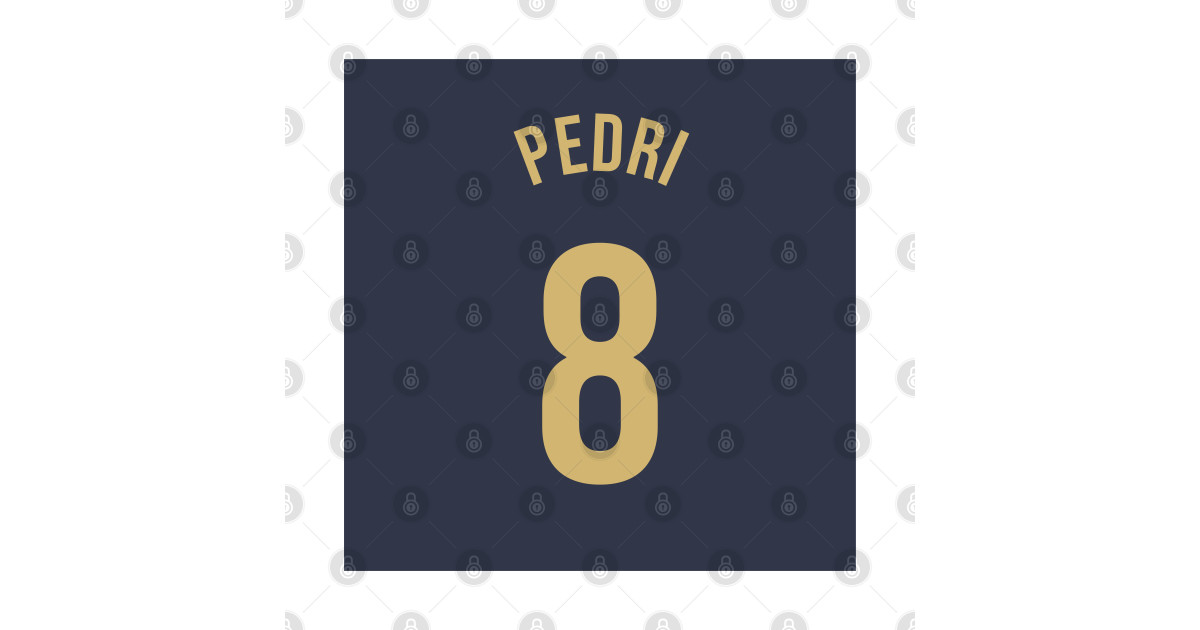 Pedri 8 Home Kit - 22/23 Season - Pedri - T-Shirt | TeePublic