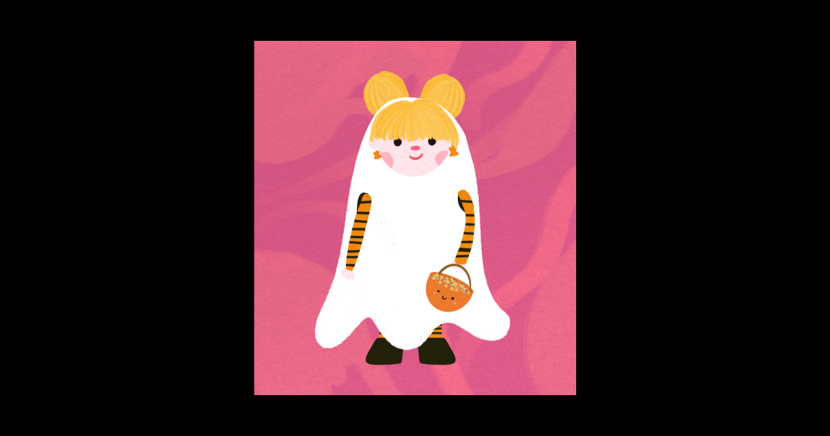 Cute Halloween Ghost Costume Cute Ghost Halloween Sticker Teepublic
