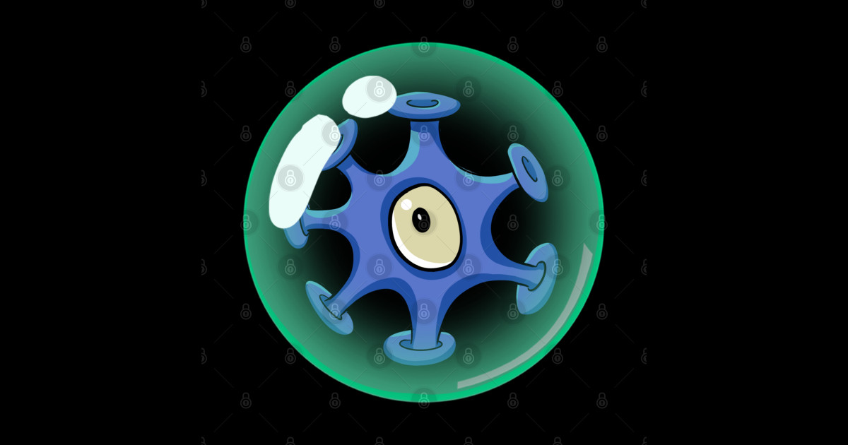 Funny Monster (in the Bubble) - Funny Monster - Sticker | TeePublic