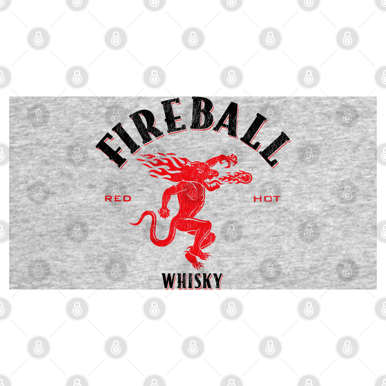 Fireball Worn Out Whisky Lts - Fireball Whisky - T-Shirt | TeePublic