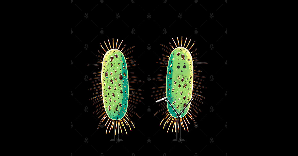 Bacterium and Fronterium silly paramecium bacteria pun meme - Bacteria ...