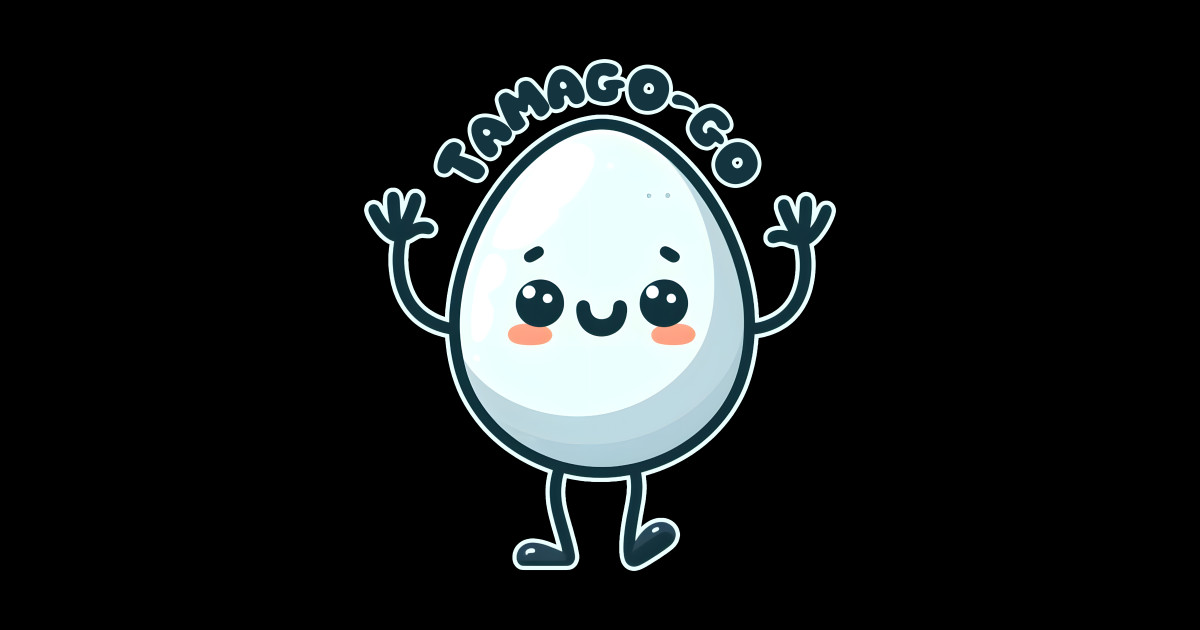 Tamago-go Kawaii Pun - Cute Egg - Sticker | TeePublic