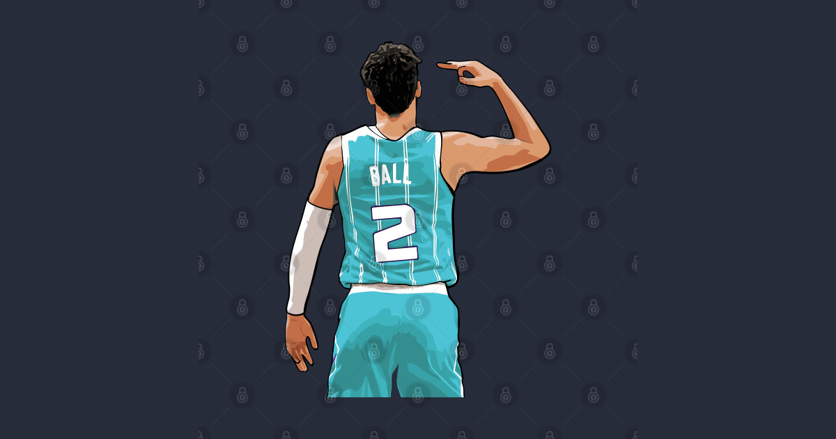 LaMelo Ball Vector Standing - Lamelo Ball - T-Shirt | TeePublic