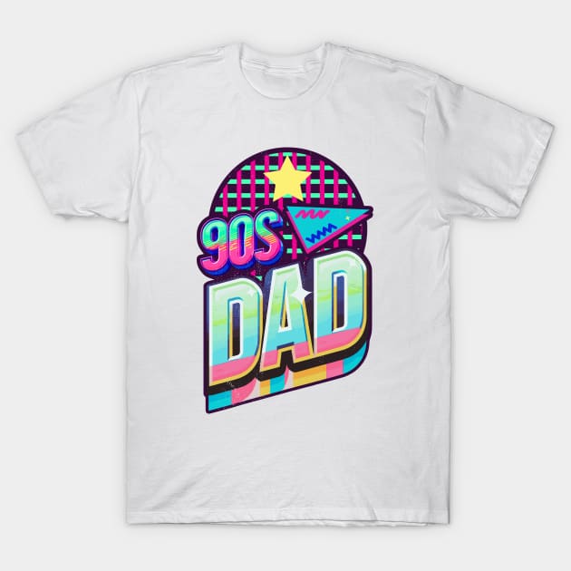 90s Dad Retro: Vintage Nostalgia Design - Nineties - T-Shirt | TeePublic