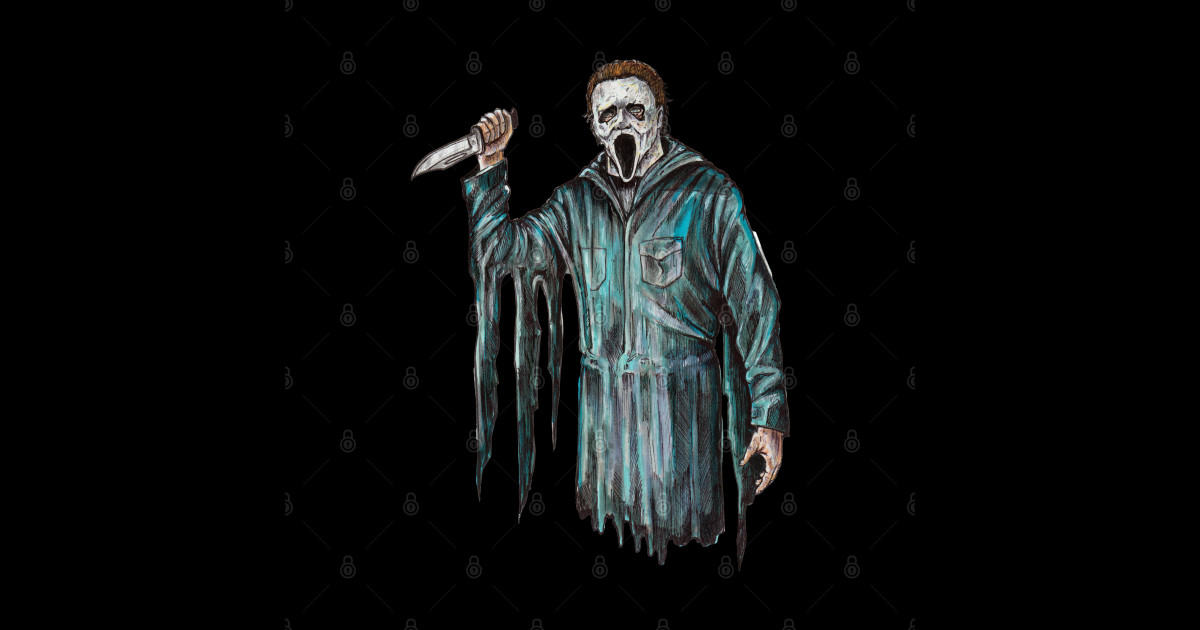 Screaming Mike! Horror Icons MASHUP - Horror - Shorts | TeePublic