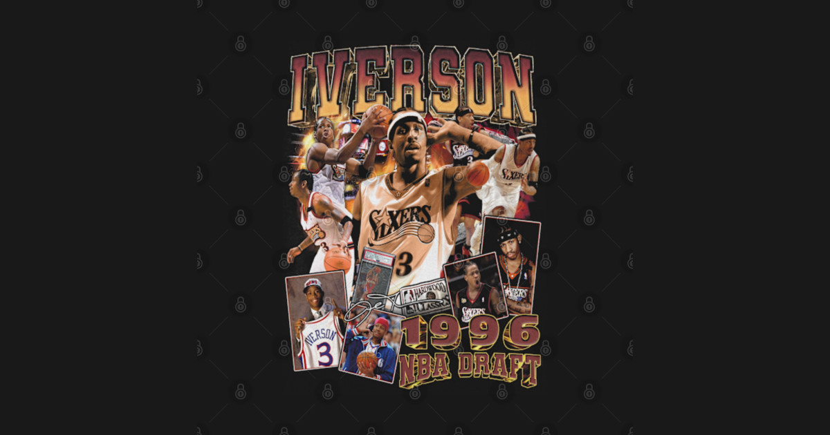 Allen Iverson 1996 Draft - Allen Iverson - T-Shirt | TeePublic