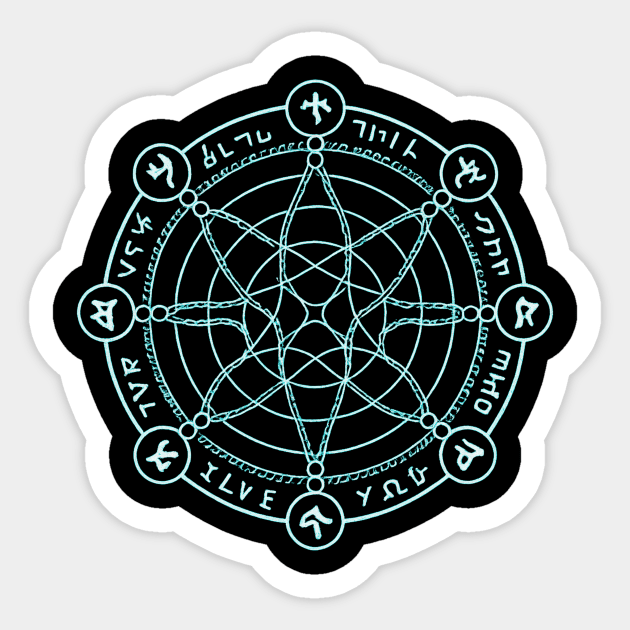 Arcane Transmutation Sigil - Arcane Sigil - Sticker | TeePublic